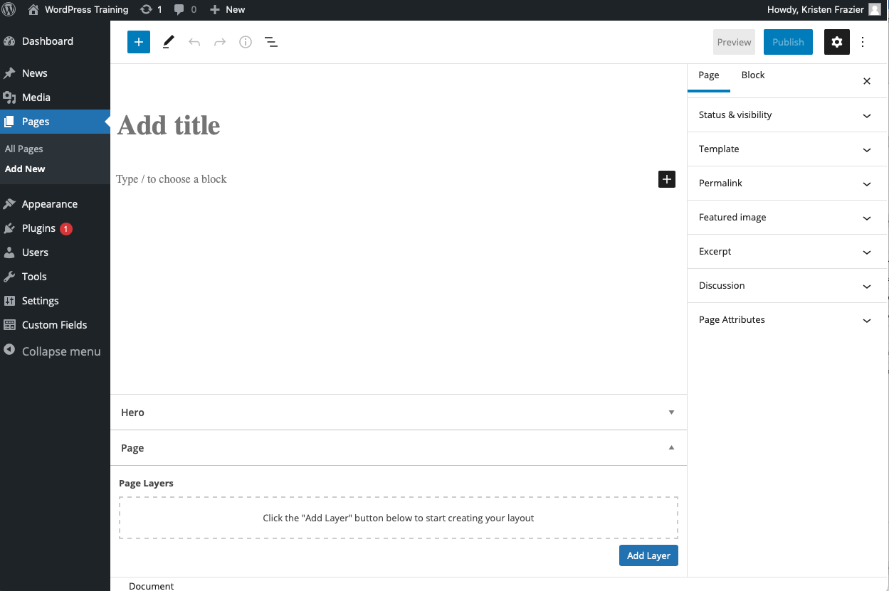 Working With Blocks // WordPress Training